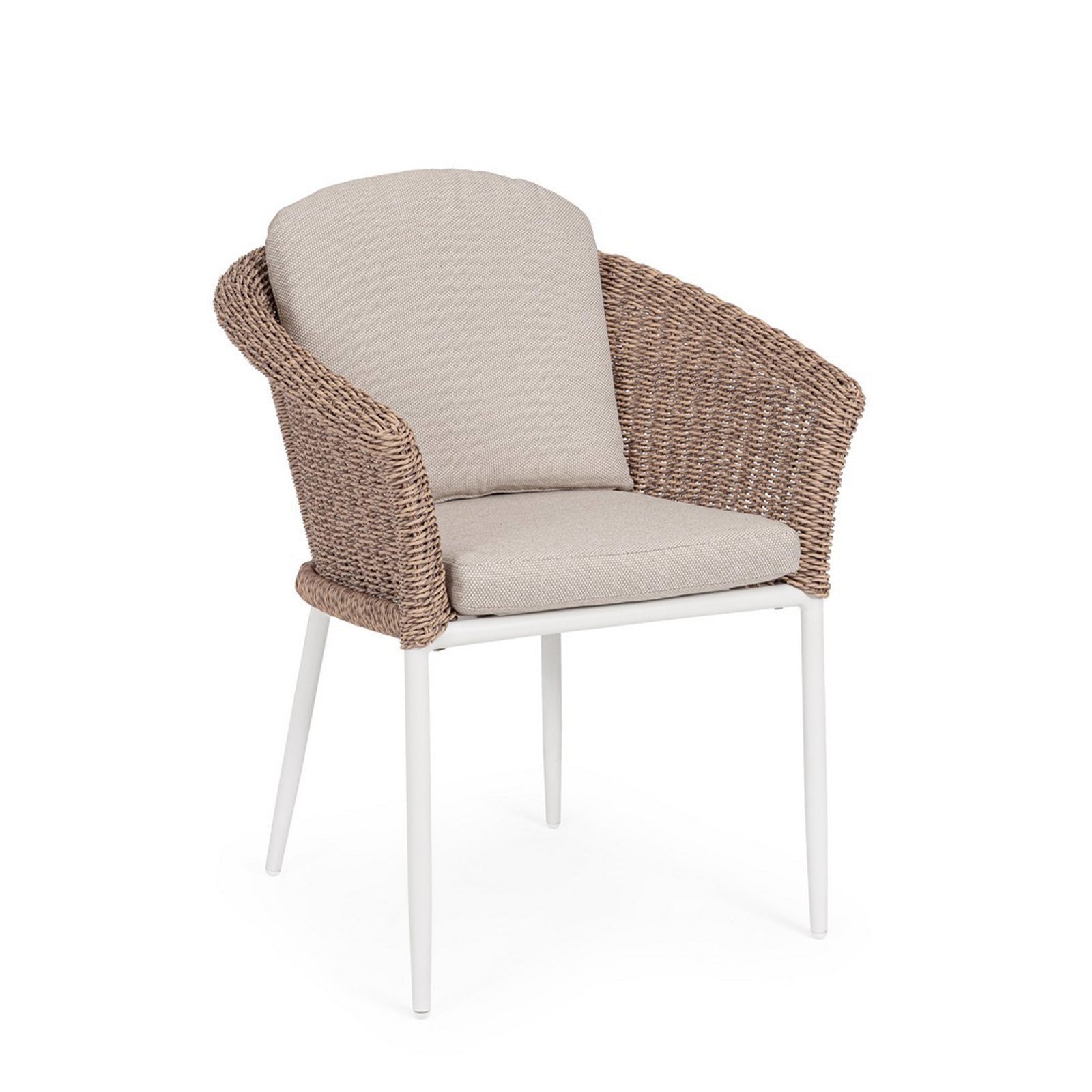 Chaise « Oceana », structure en aluminium avec coussin, pour l ...