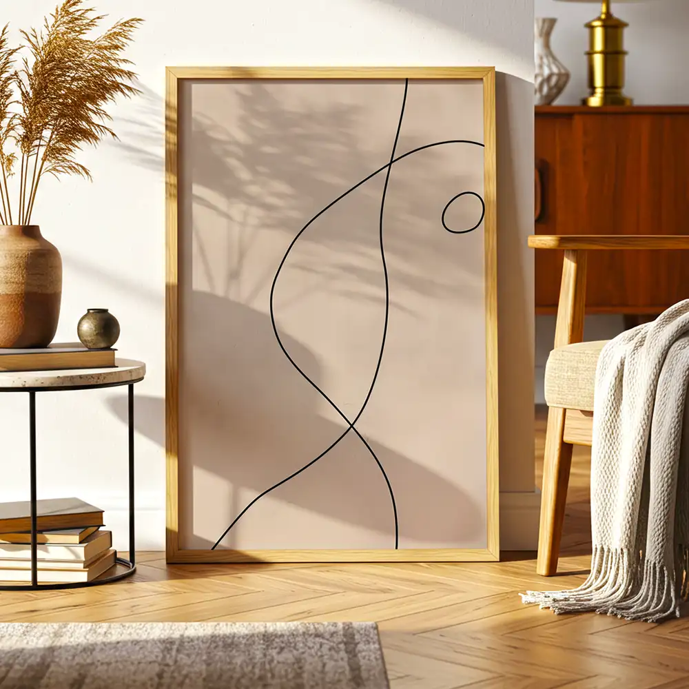 DekoArte – Tableau décoratif mural salon abstrait 70x100 cm | Cadre ...