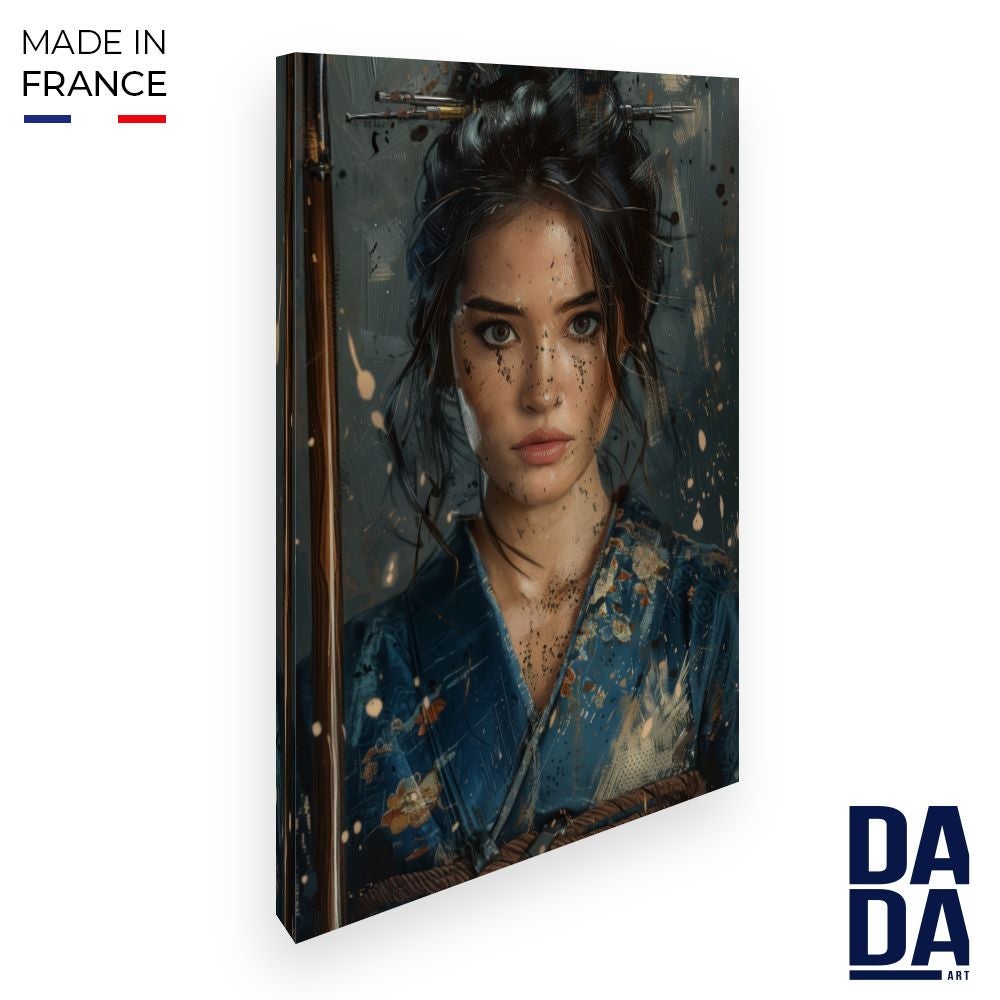 Toile murale Portrait captivant / 60x90cm / Fabriqué en France ...
