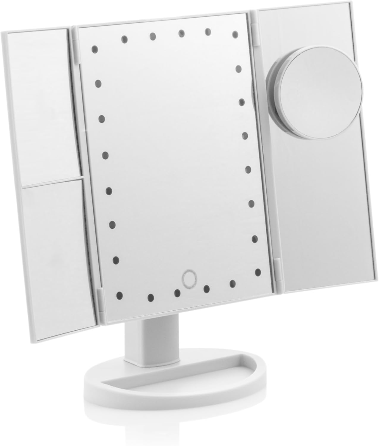 Miroir grossissant LED 4-en-1 Ledflect, avec 4 niveaux de grossissement ...