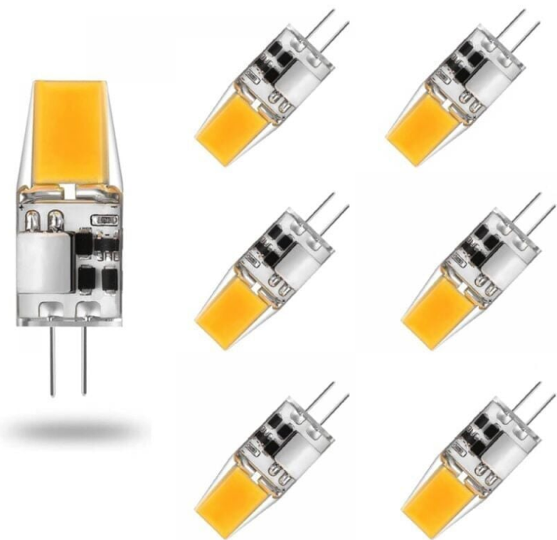 Ampoule G4 LED AC/DC 12V 5W Lampes LED G4 Blanc Chaud 3000K Halogène ...