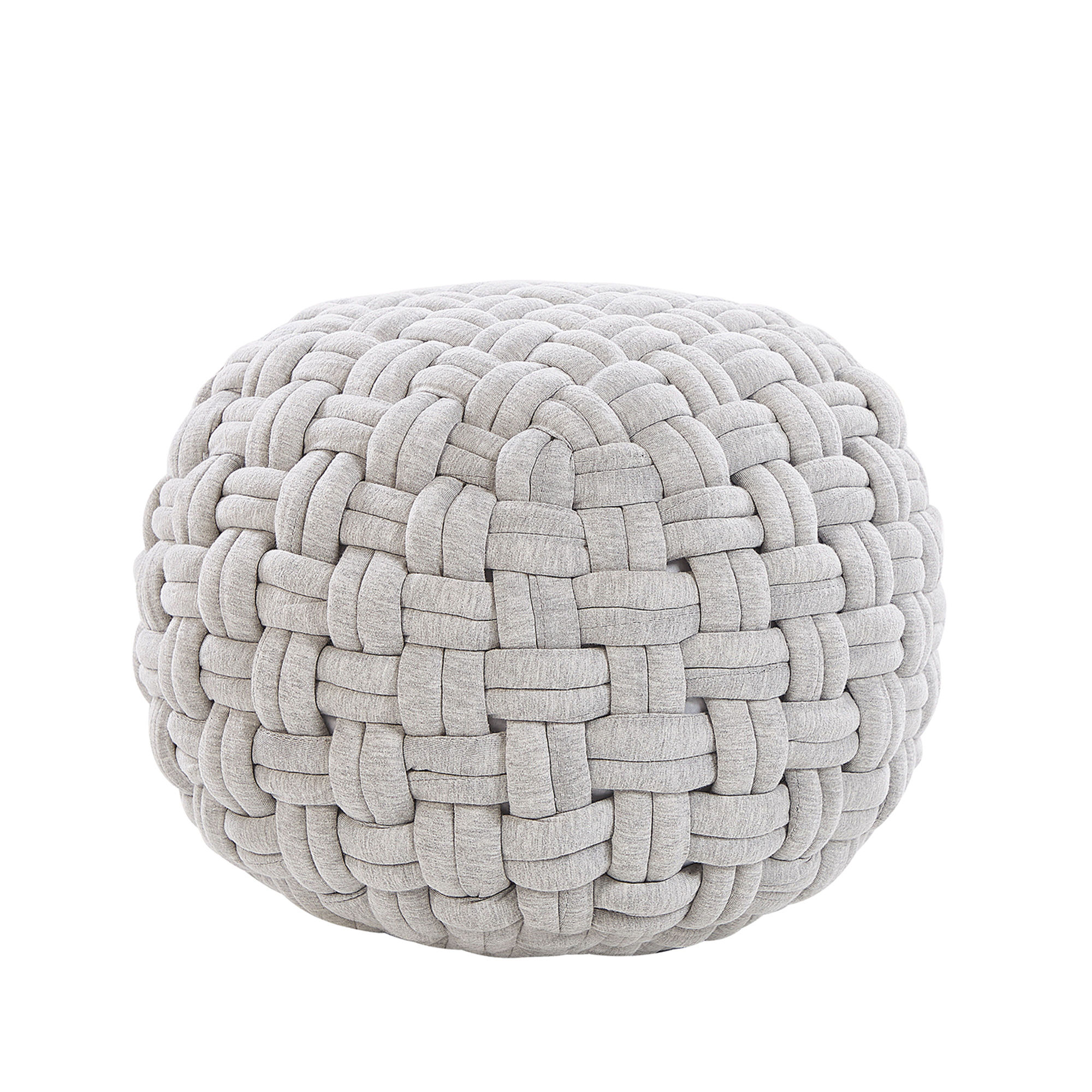 Beliani Pouf gris 45 x 35 cm HOPA | Leroy Merlin