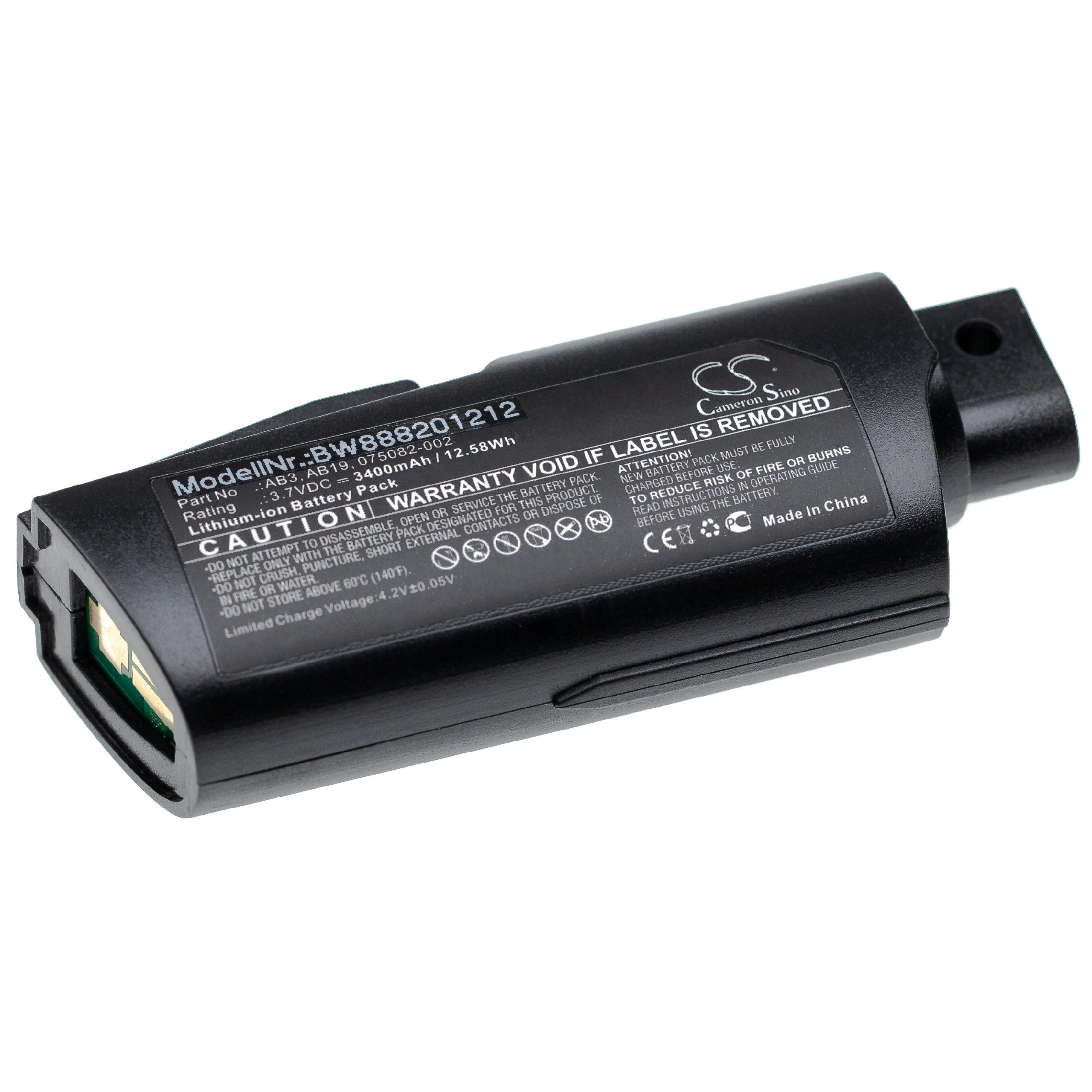 Vhbw Batterie compatible avec Intermec SR61T scanner de code-barre POS ...