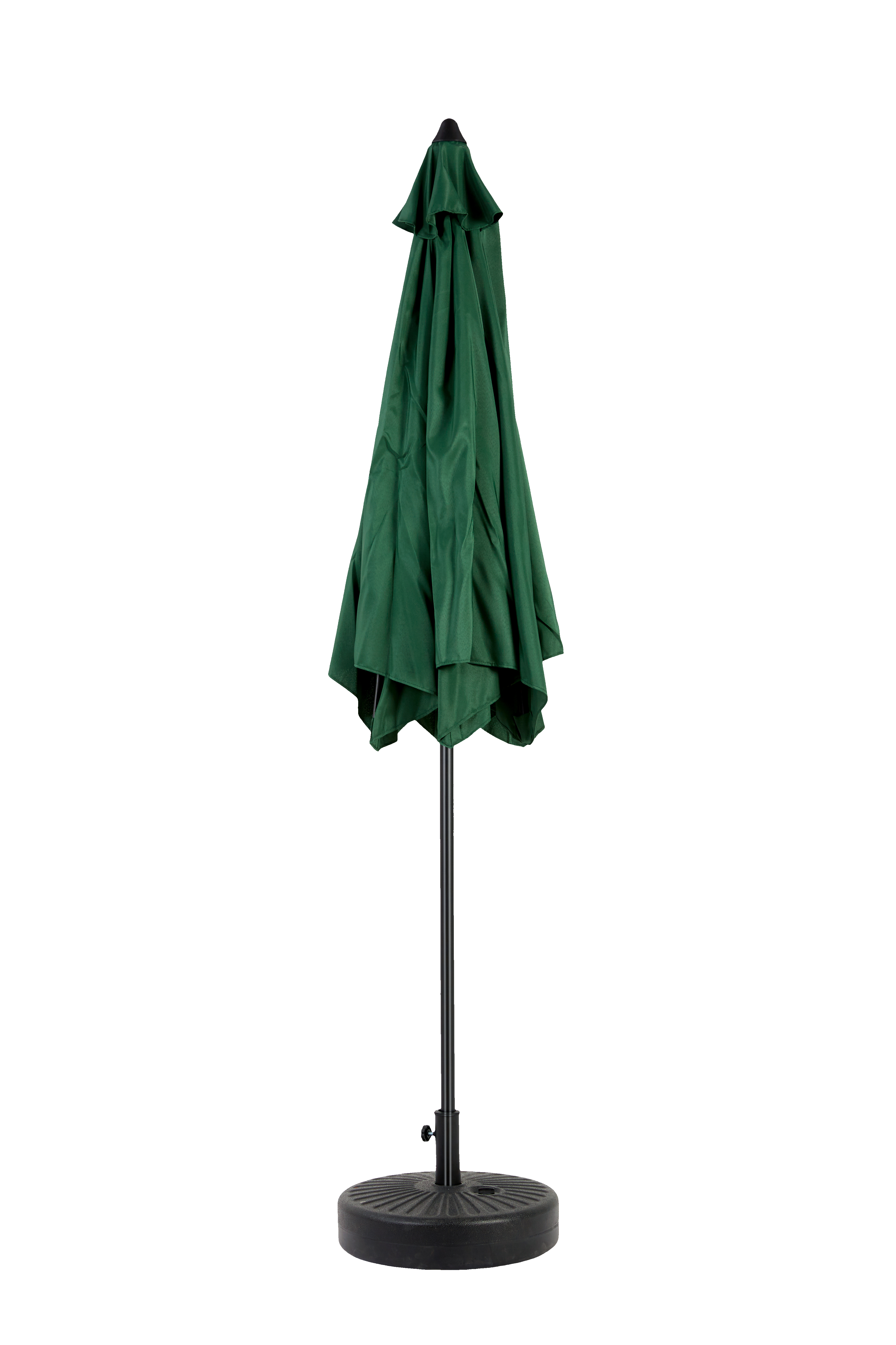 Parasol doble de exterior 270 cm verde oscuro, gran sombrilla ...