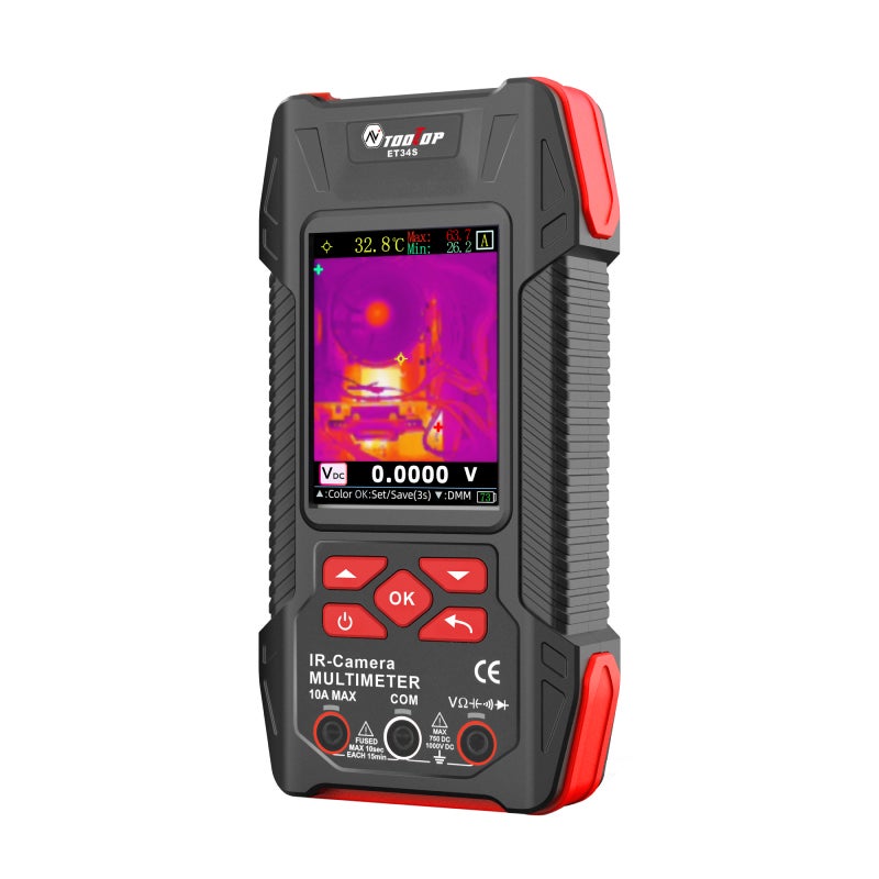 Multimètre avec caméra thermique TOOLTOP 60000 comptes 3.2pouces ...