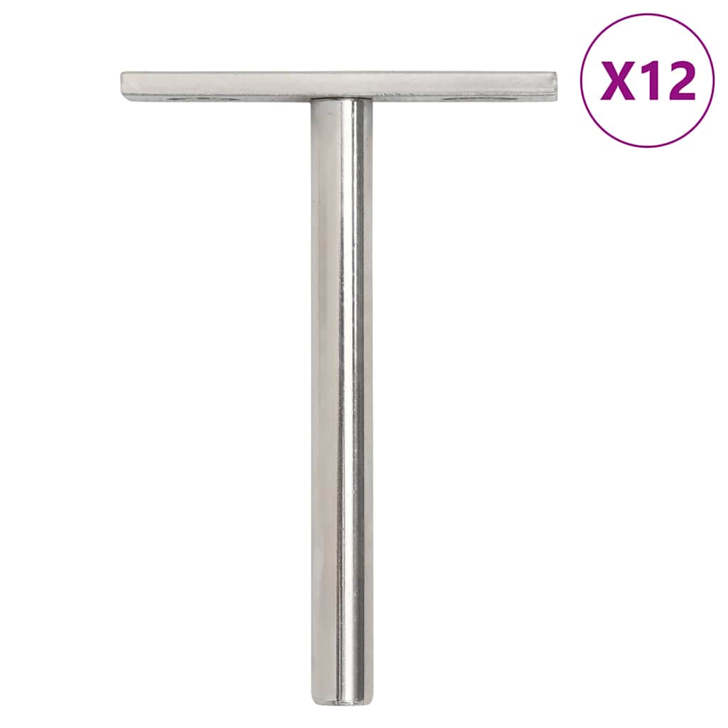 Staffe Galleggianti per Mensole in Acciaio al Carbonio - Set da 12 Pz ...