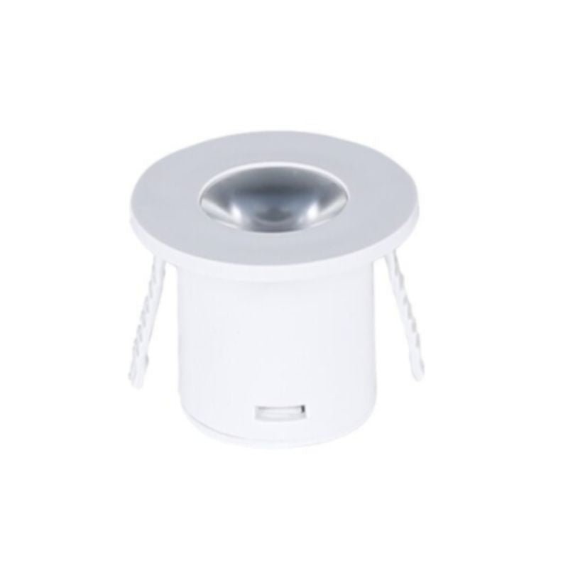 Mini Foco LED Empotrable 1W 90° Redondo - Blanco Cálido 2300K - 3500K ...