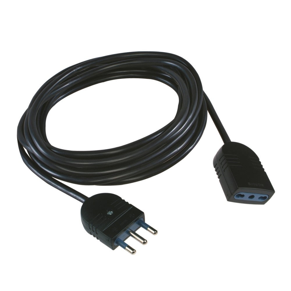 PROLUNGA ELETTRICA LINEARE MT5 16A 2P+T NERO | Leroy Merlin