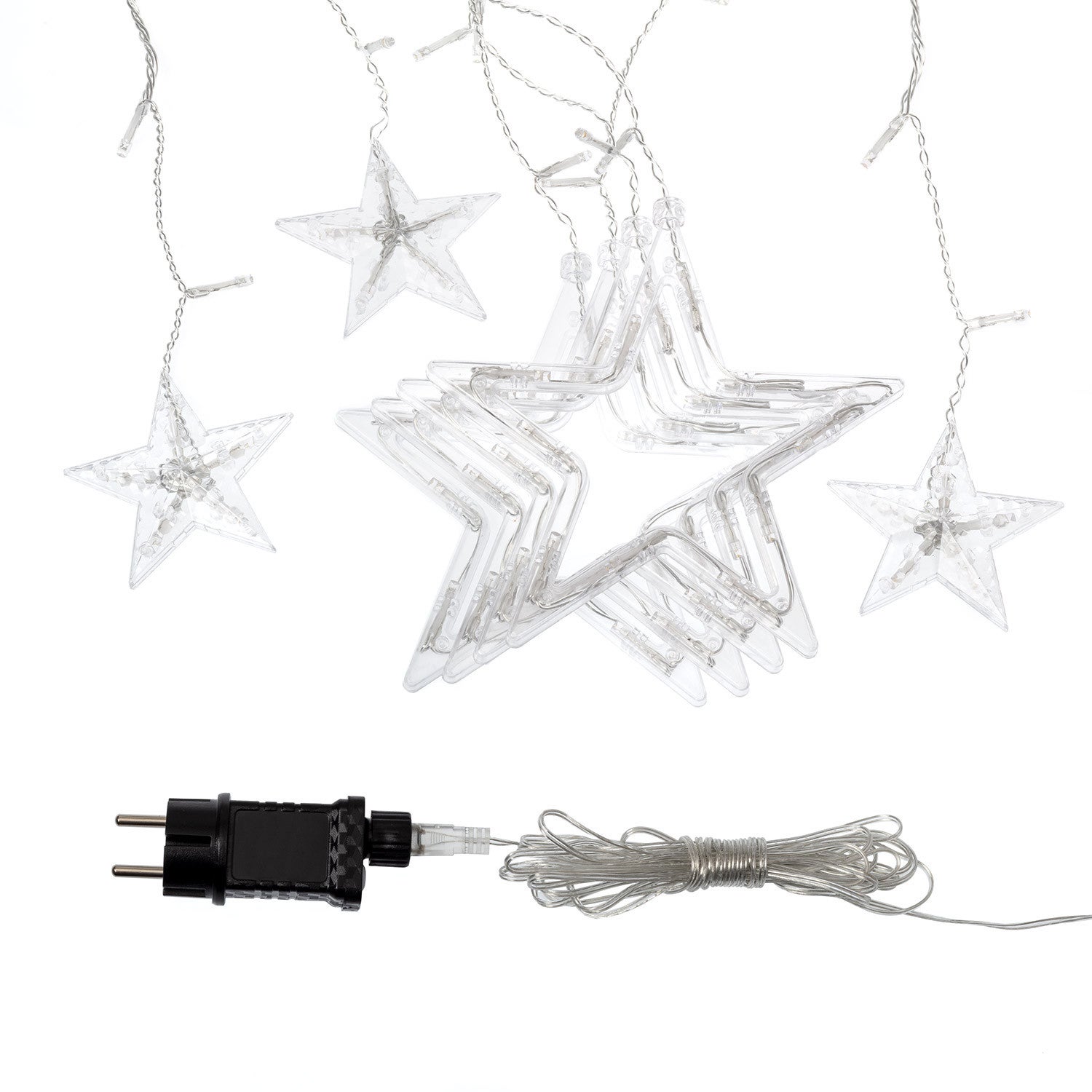 Ledkia Guirnalda Exterior LED Estrella 1.2m 3000K Blanco Cálido | Leroy ...