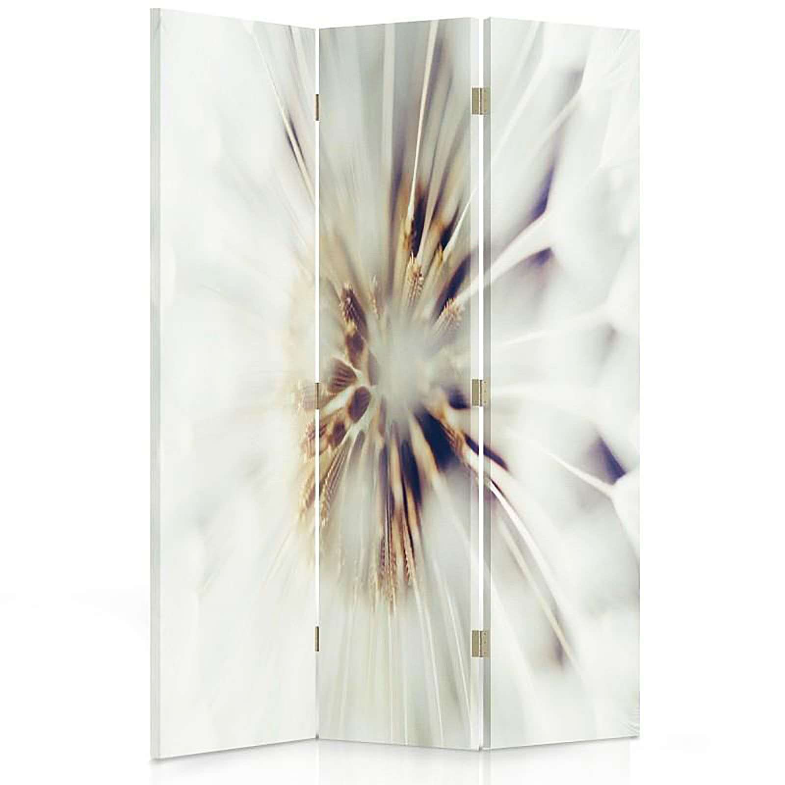 Paravent Design Moderne Fleurs Blanches pour Intérieur Chic - 110 x 150 ...