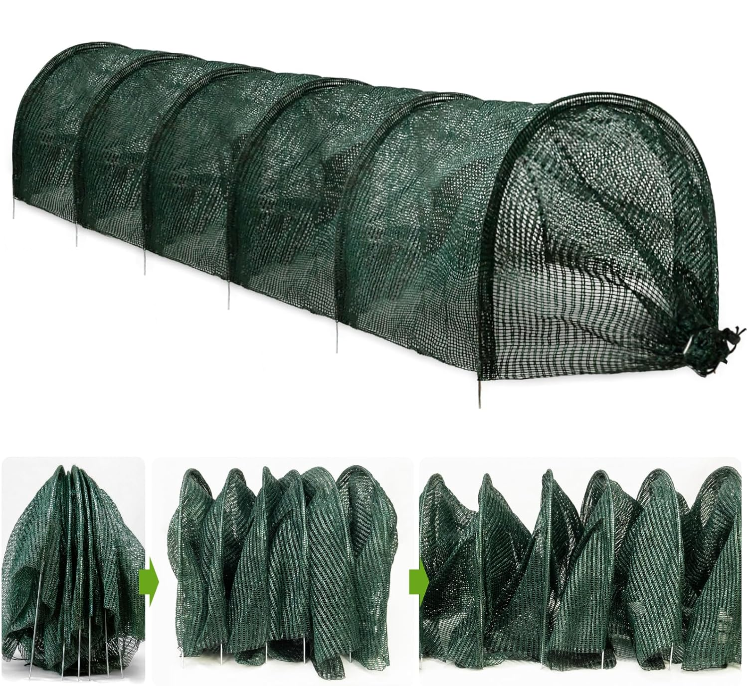 Lot de 2 filets de protection 2 en 1 pour serre contre la chaleur du ...