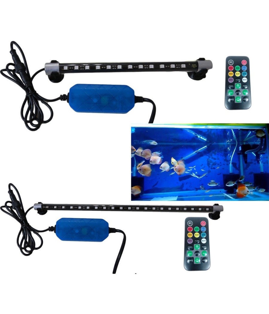 Trade Shop - Lampada Neon Led Immersione Acquario Tubo Luce Pesci T4 12 ...