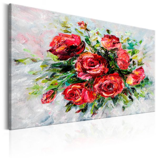 Tableau Fleurs Flowers of Love 90x60 cm | Leroy Merlin