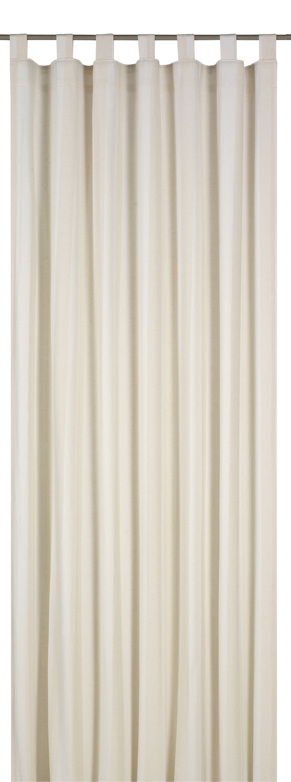 Elbersdrucke cortina opaca lazo pañuelo Cocon beige-crema 255x140 cm ...
