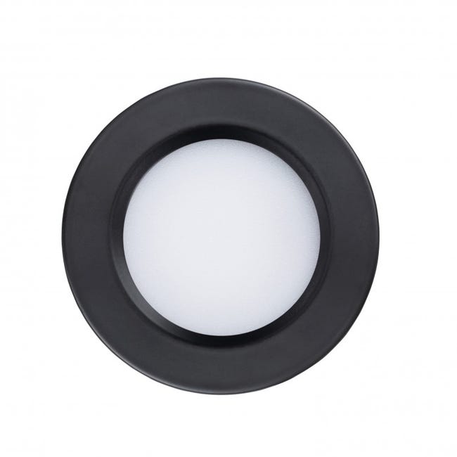 Spot Led Encastrable Compact Noir 3w 300lm 25w 120° Ac220 240v