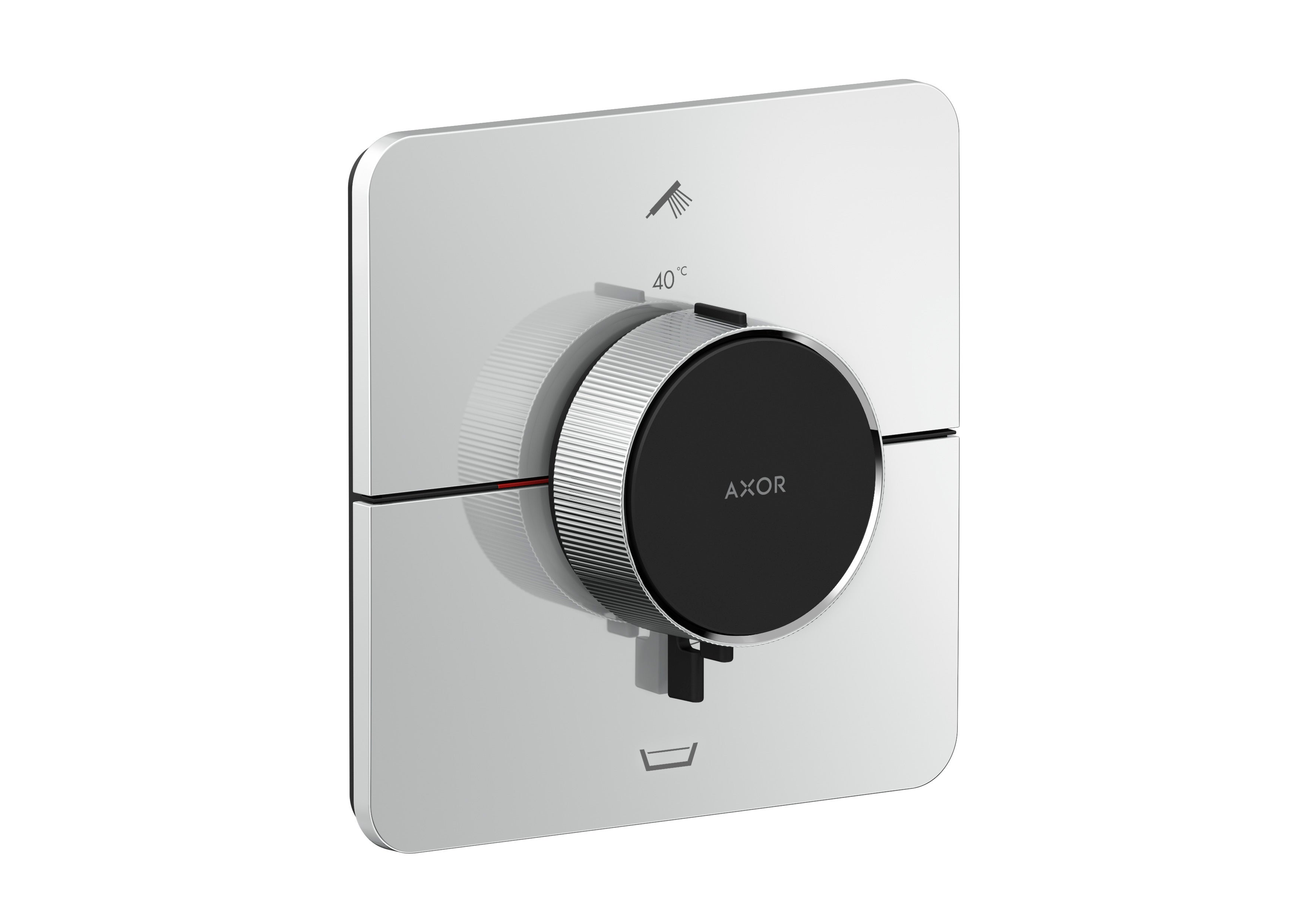 Hansgrohe AXOR ShowerSelect ID thermostat, encastré, softsquare, 2 ...
