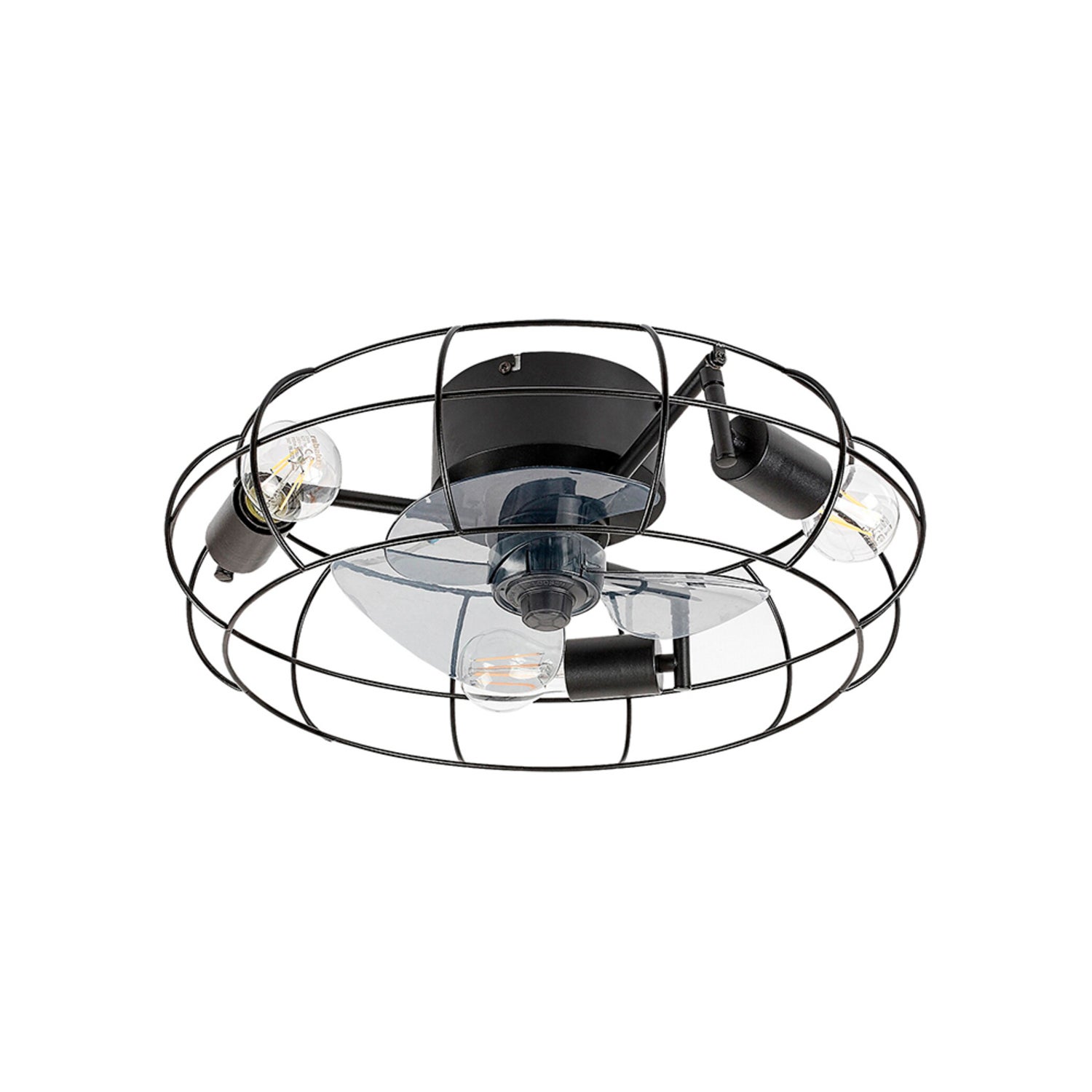 E27 Metallo Nero Stile Industriale Metallo Stile Industriale IP20 ...