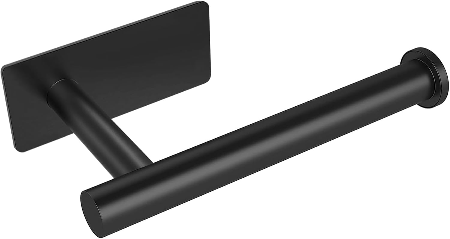 Portarrollos de papel higiénico sin perforaciones, apto para baño y ...