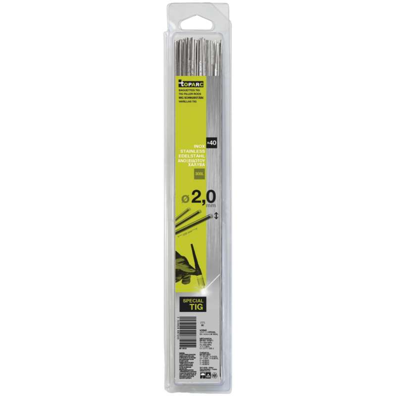 40 Baguettes TIG inox 308L ø 2.0 GYS 087255 | Leroy Merlin