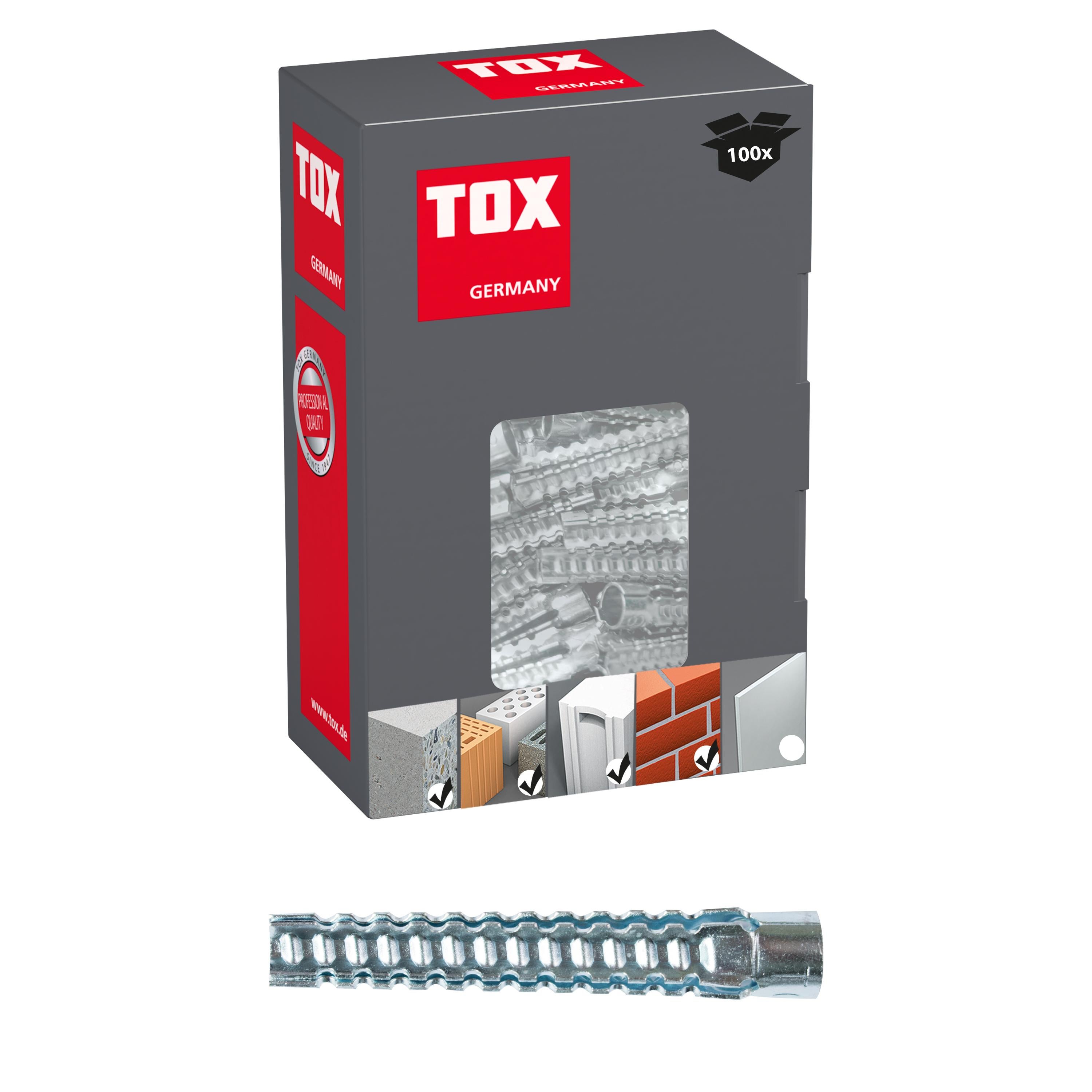 TOX Cheville métal à griffe Tiger 8x60 mm | Leroy Merlin