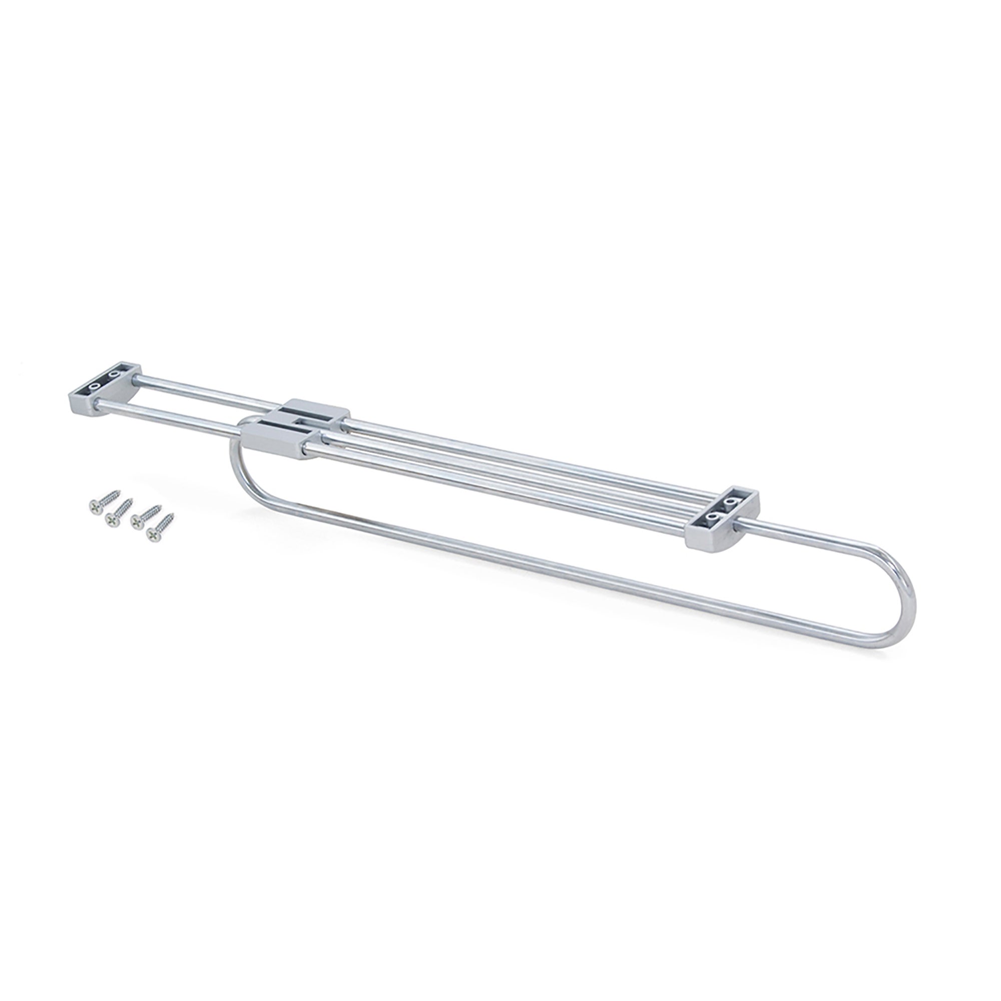 Porte cintre extensible peint en aluminium chromé longueur 450mm ...