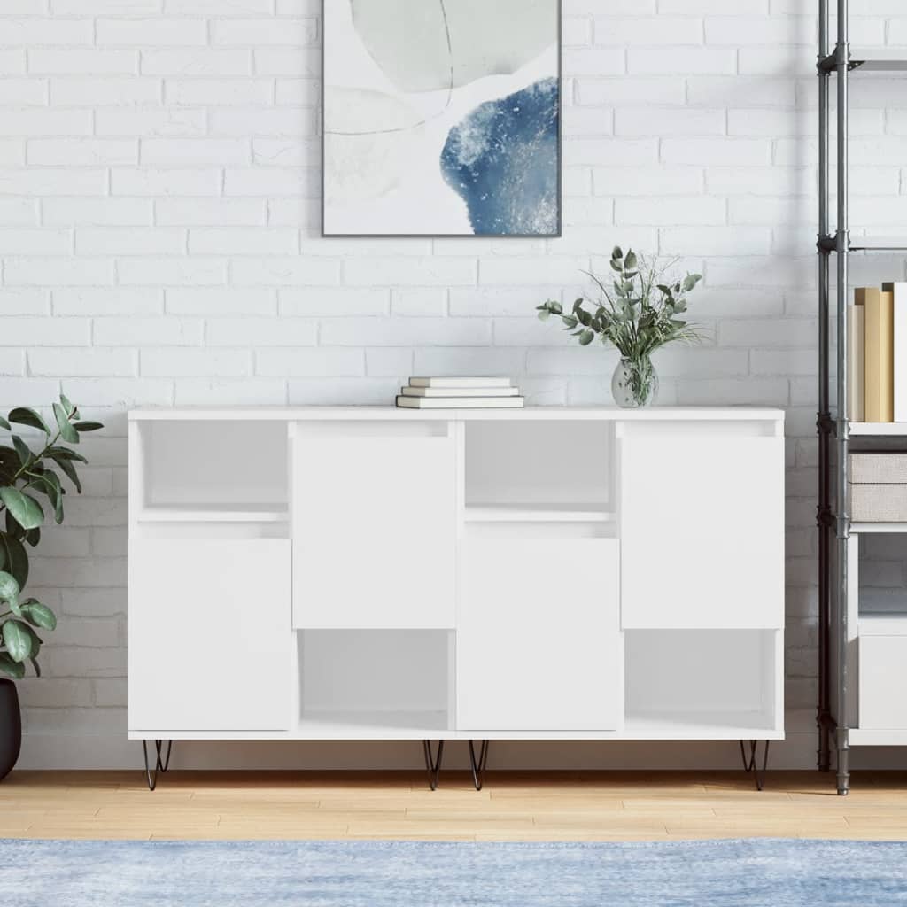 Lot de 2 Buffets，Meuble de Rangement，Bahut pour Salon, Salle à Manger ...