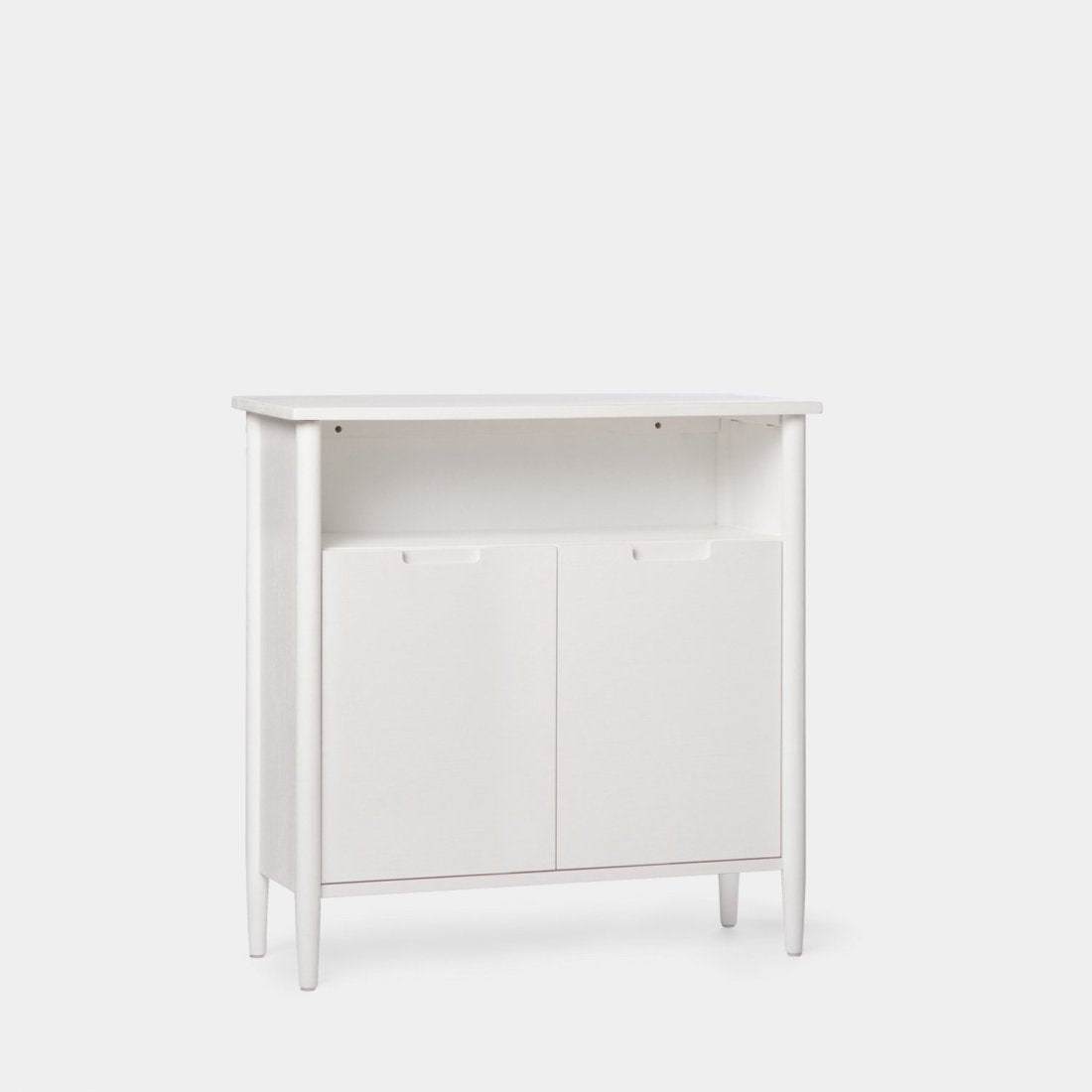 Mueble recibidor efecto madera blanco 80x80 cm | Leroy Merlin
