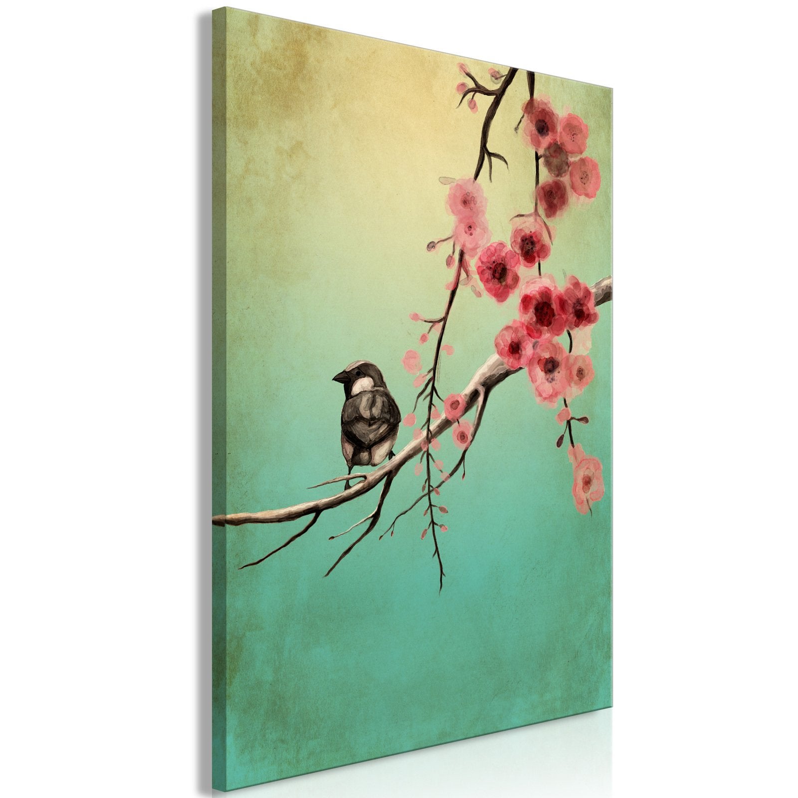 Tableau Cherry Flowers (1 Part) Vertical - 60 x 90 cm | Leroy Merlin