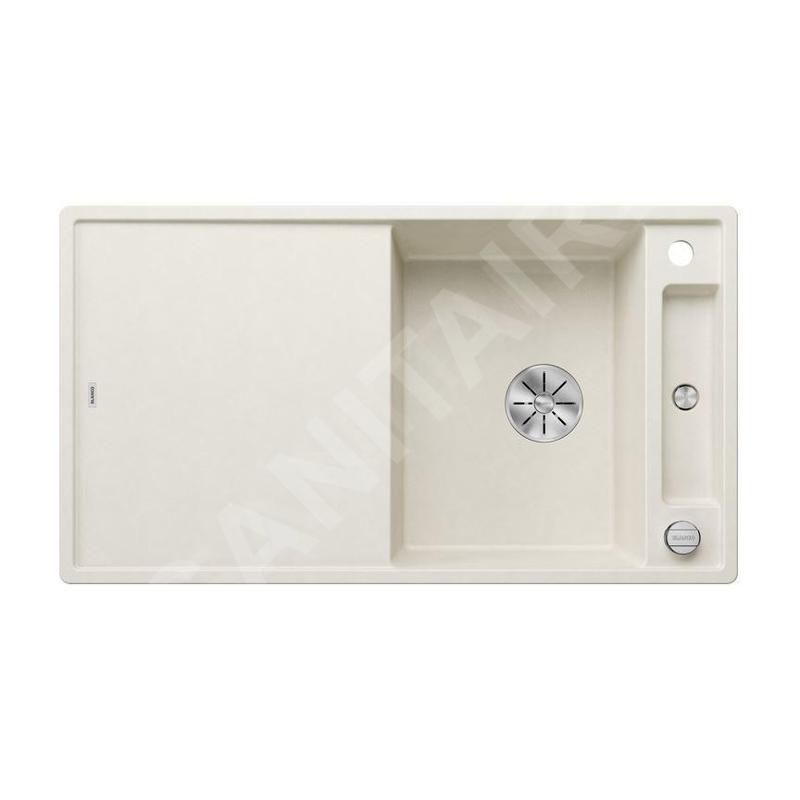 Blanco Axia III 5 - Évier en silgranit, 915x510 mm, avec accessoires, InFino, blanc doux 527040 ...
