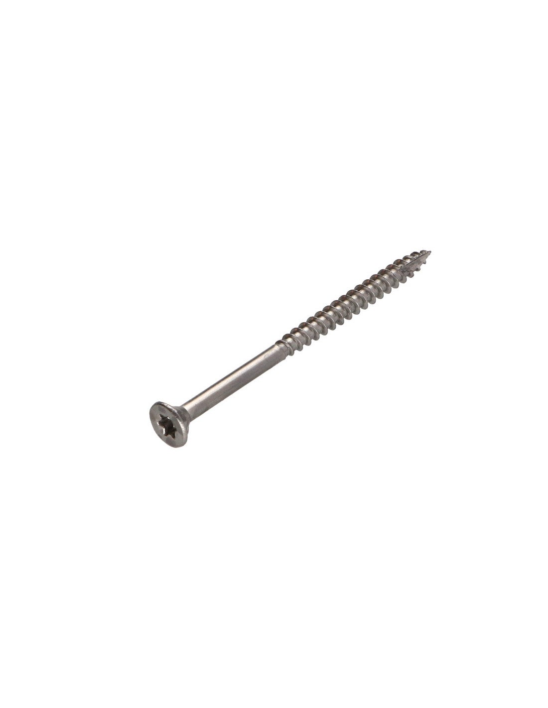 Vis bois TEKOR Inox A2 Tête fraisée TF Cranté TORX T20 4X60 Filetée sur ...