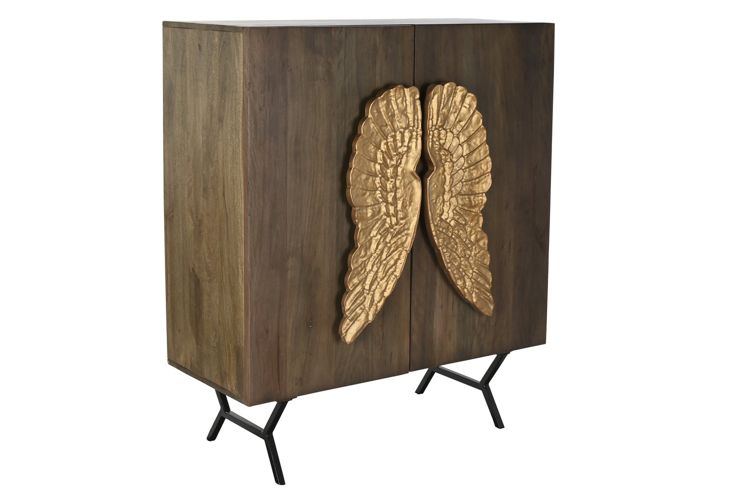 Buffet Mango 100x50x120 ailes dorées | Leroy Merlin