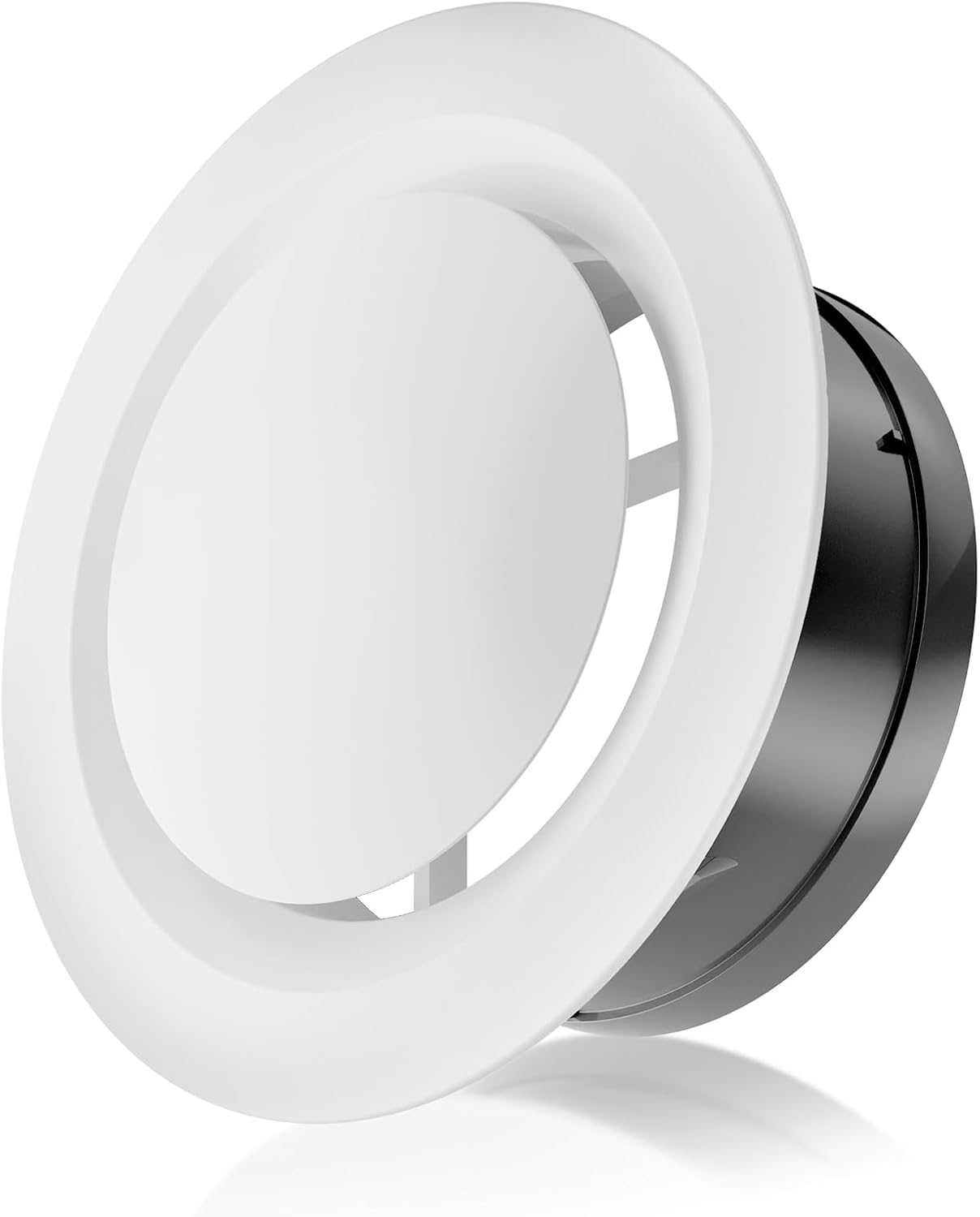 Valve à disque blanche de 150 mm,couvercle de ventilation réglable en ...