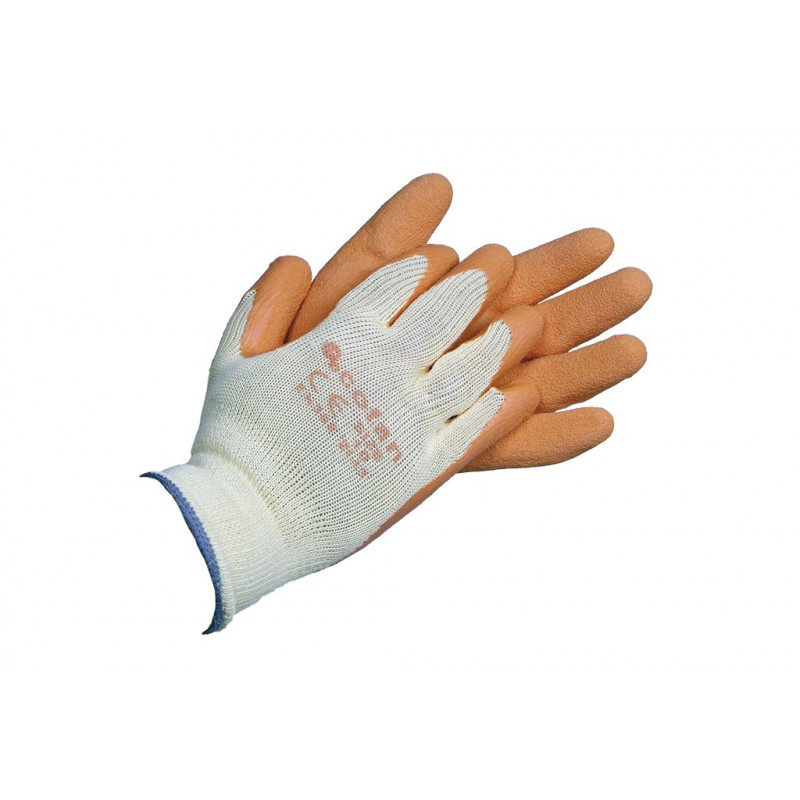 Guantes de tela y palma de látex Adherencia correcta y resistentes en ...