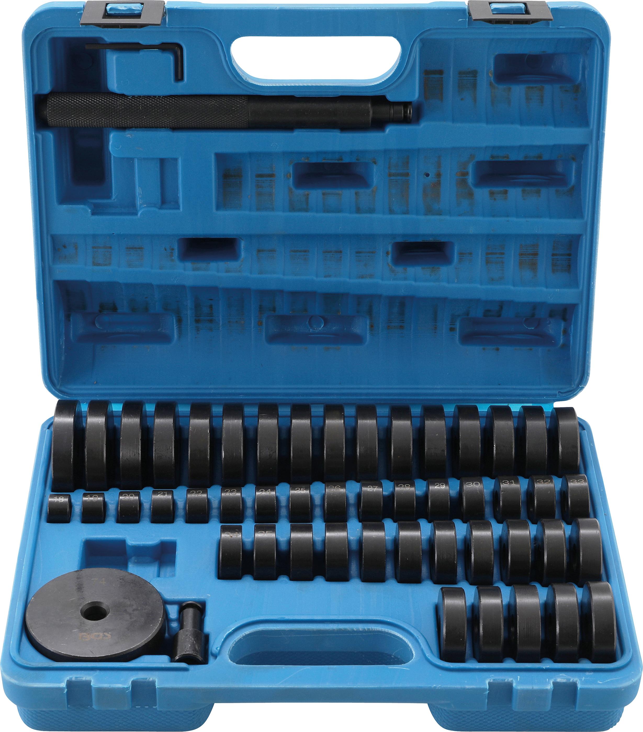 BGS 8467 Wheel Bearing Mounting Disk Set 52-Piece | Leroy Merlin