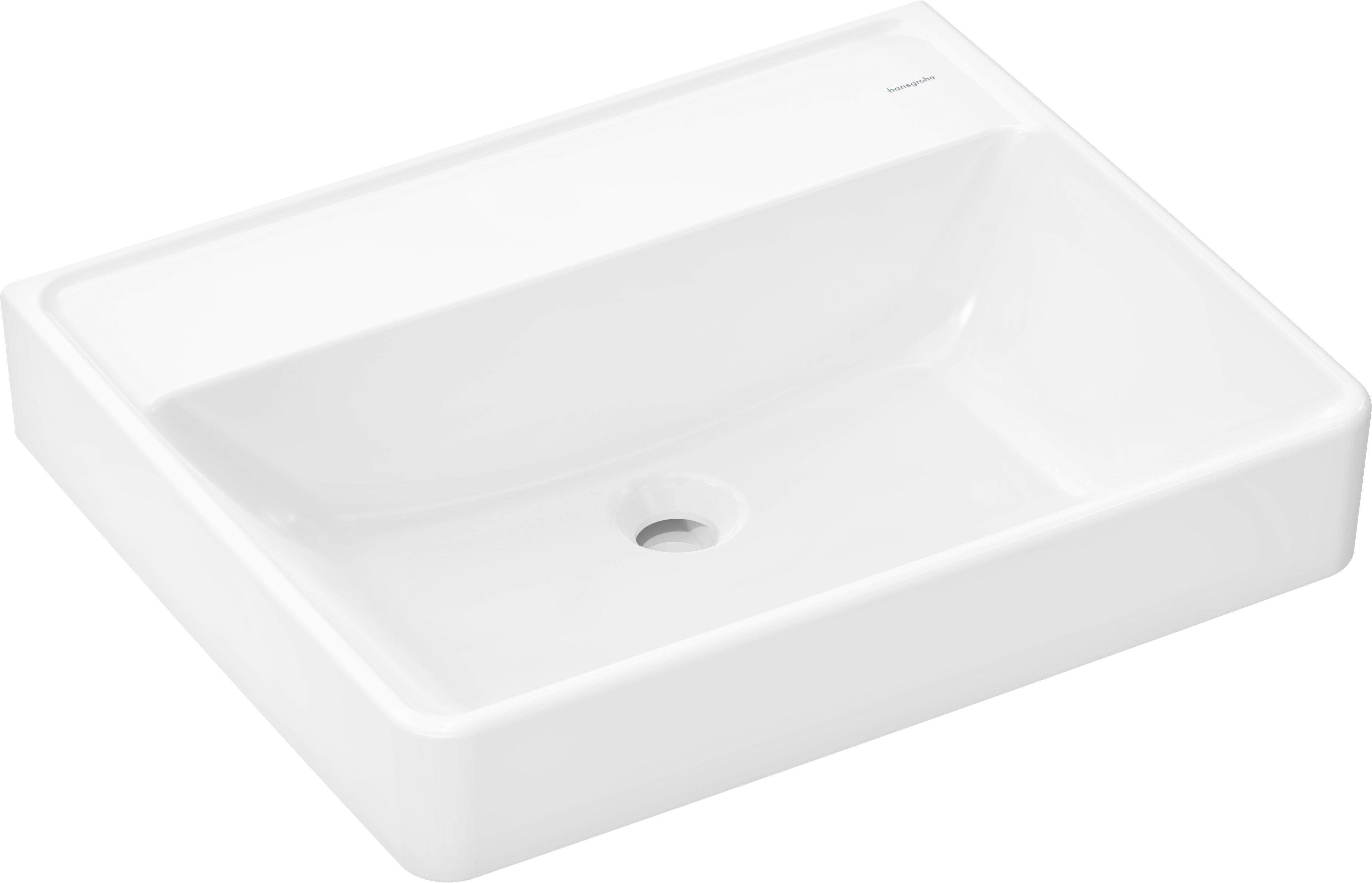 Hansgrohe Xanuia Q lavabo, sans trou pour robinet, sans trop-plein, 600x480mm, blanc, 60242450 ...