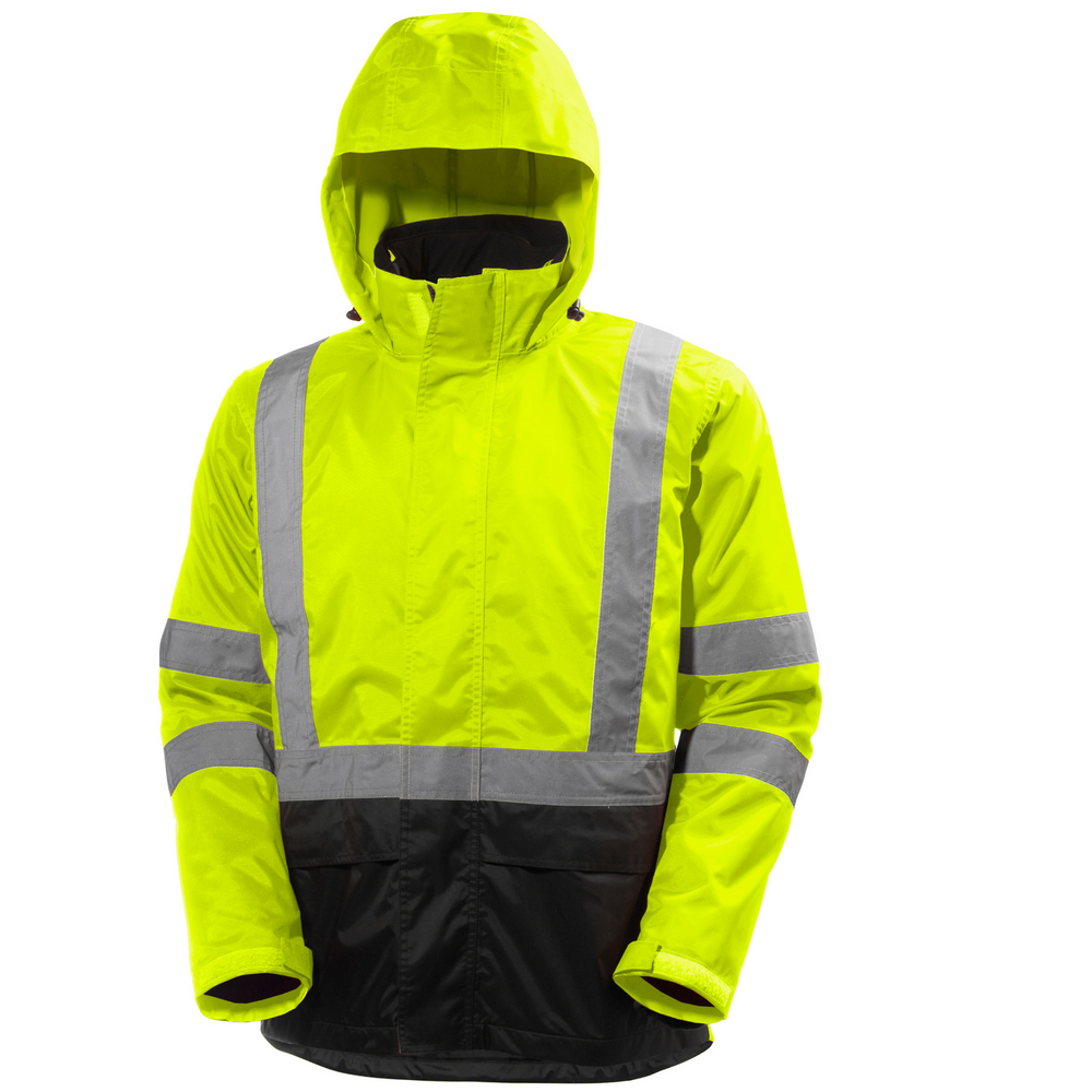 Veste haute visibilité ALTA SHELL Helly Hansen Jaune / Charbon S ...