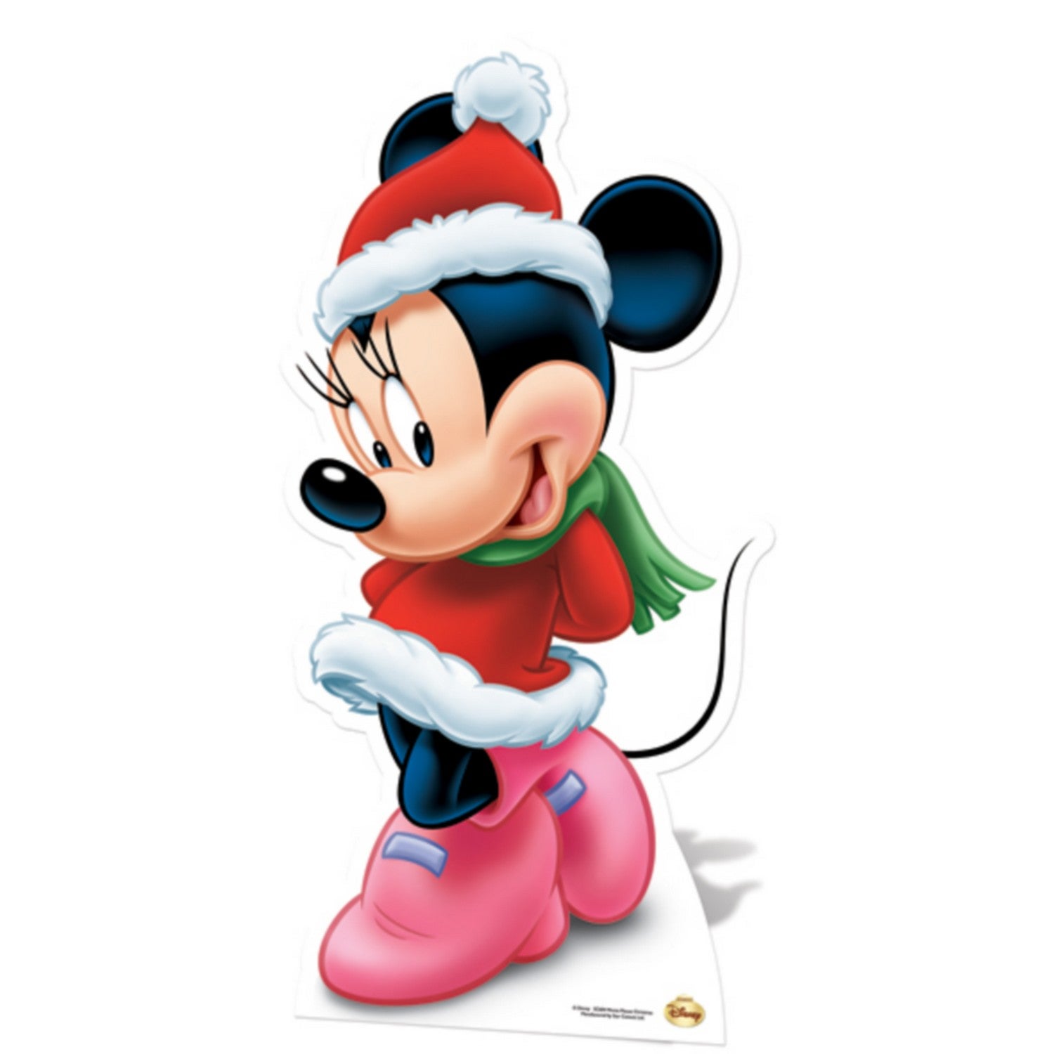 Figurine En Carton Minnie Mouse Noêl (mini Format) - Haut 85 Cm | Leroy ...