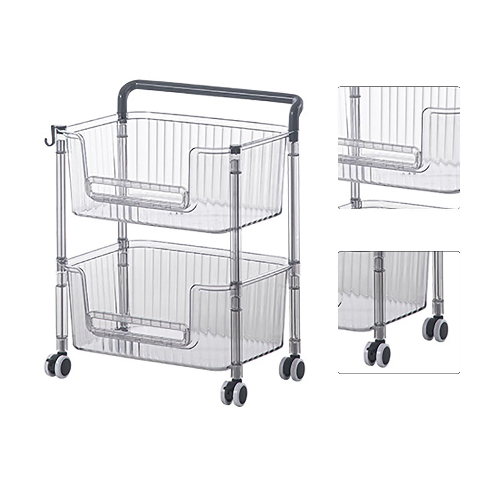 Carrello portaoggetti mobile, stabile, elegante, multifunzionale ...