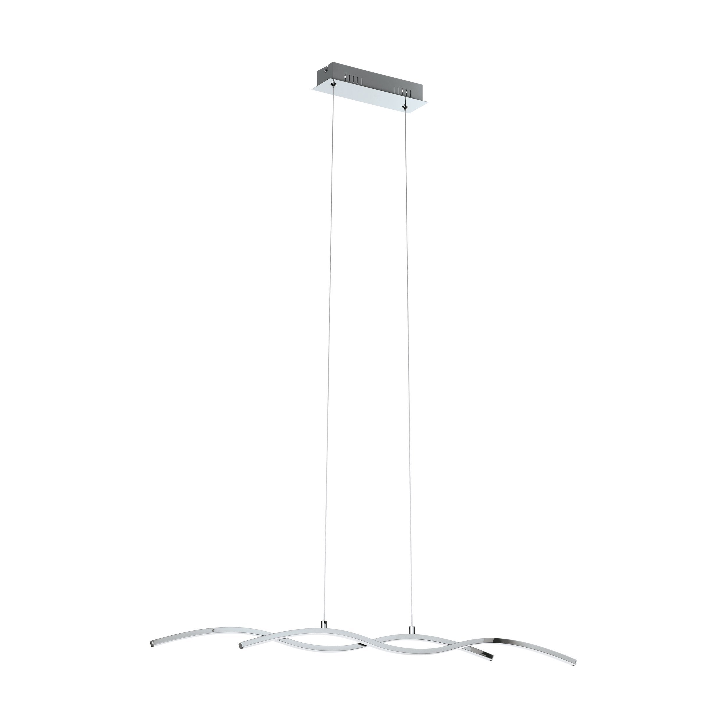 Lámpara Colgante LED Eglo Lasana 2 Cromo Luz Cálida 18W | Leroy Merlin