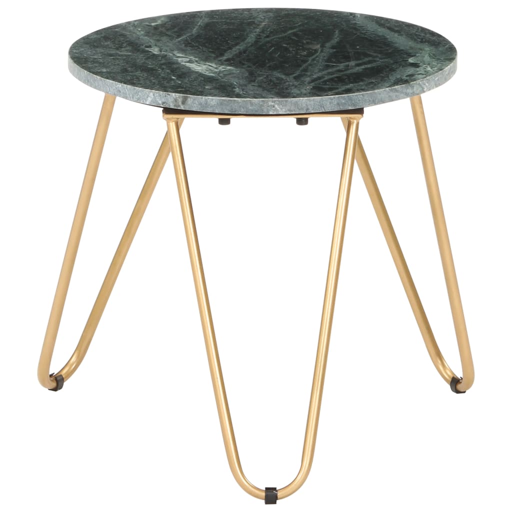 Table basse Vert 40x40x40 cm Pierre véritable et texture marbre | Leroy ...