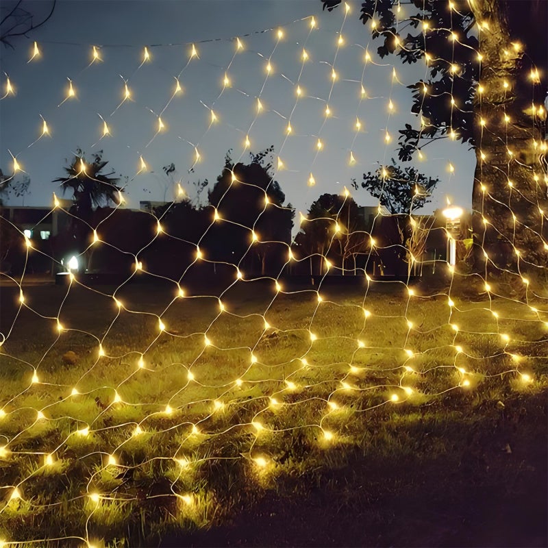 200 LED 3 m x 2 m Filet lumineux LED 8 modes Étanche Économie d'énergie ...