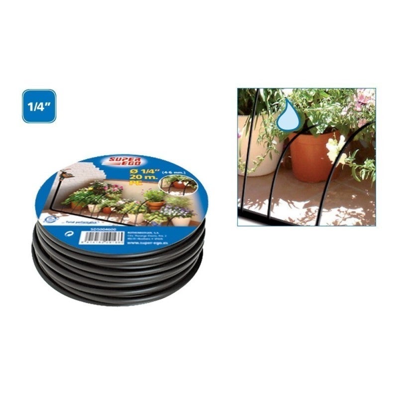 SUPER-EGO SD5004600 - Tubo riego micro pe 1/4" 20m e.ego | Leroy Merlin