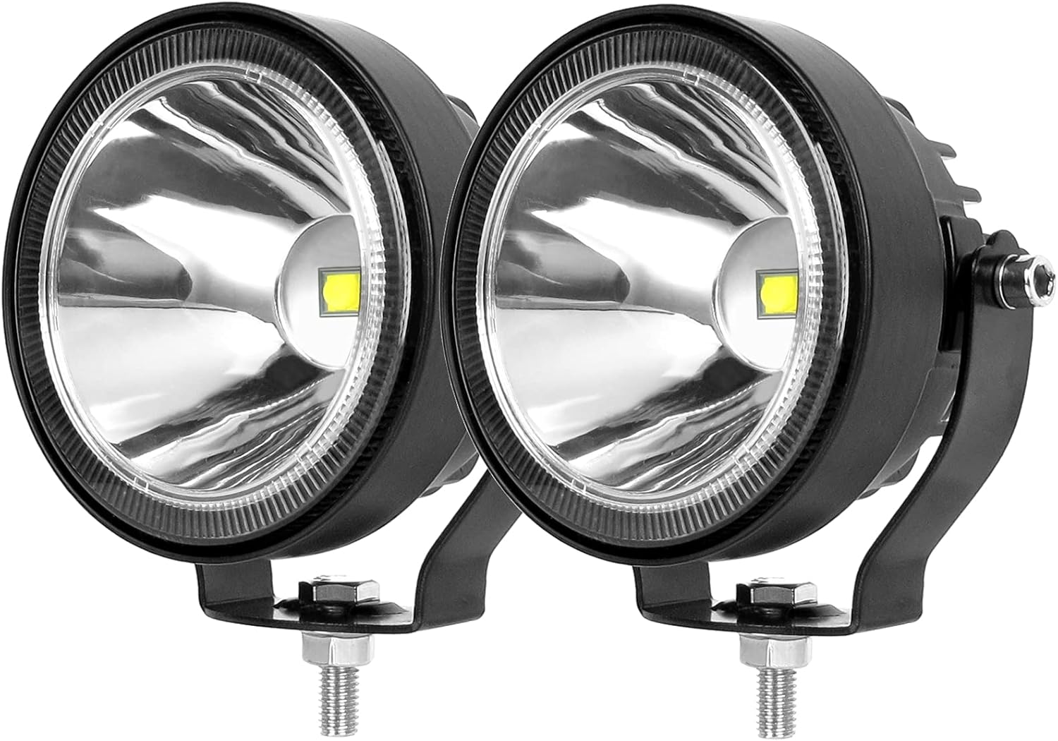 Projecteur LED 2 x 4 pouces pour camions, 4x4, SUV, bateaux, feux de ...