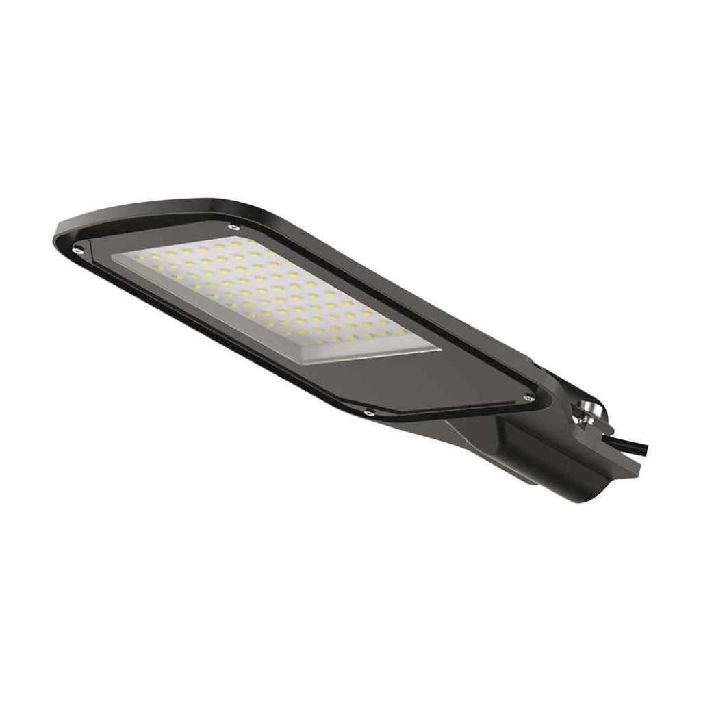 Farola LED 100W Color Negro 6500K IP65 | Leroy Merlin