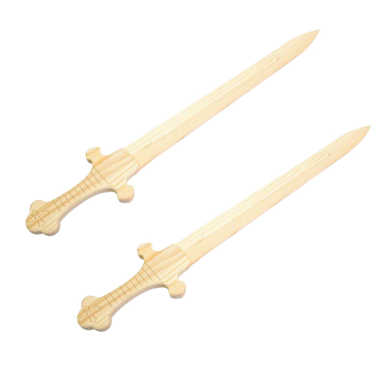 2 épée de chevalier en bois à décorer 50 cm - Artemio | Leroy Merlin
