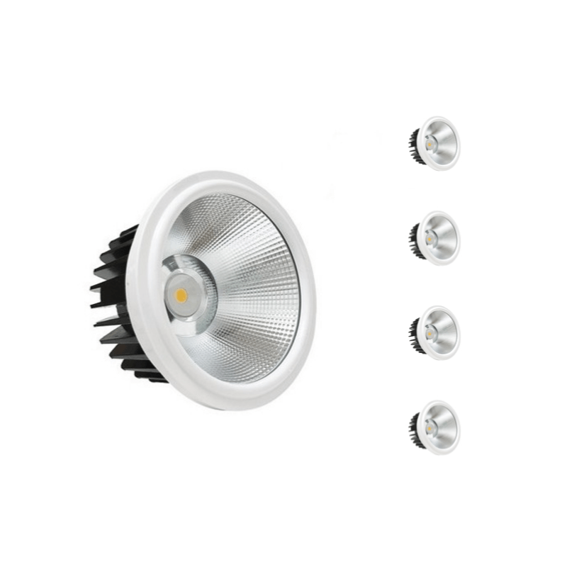 Bombilla LED 20W AR111 COB Redonda (Pack de 5) - Blanco Neutro 4000K ...