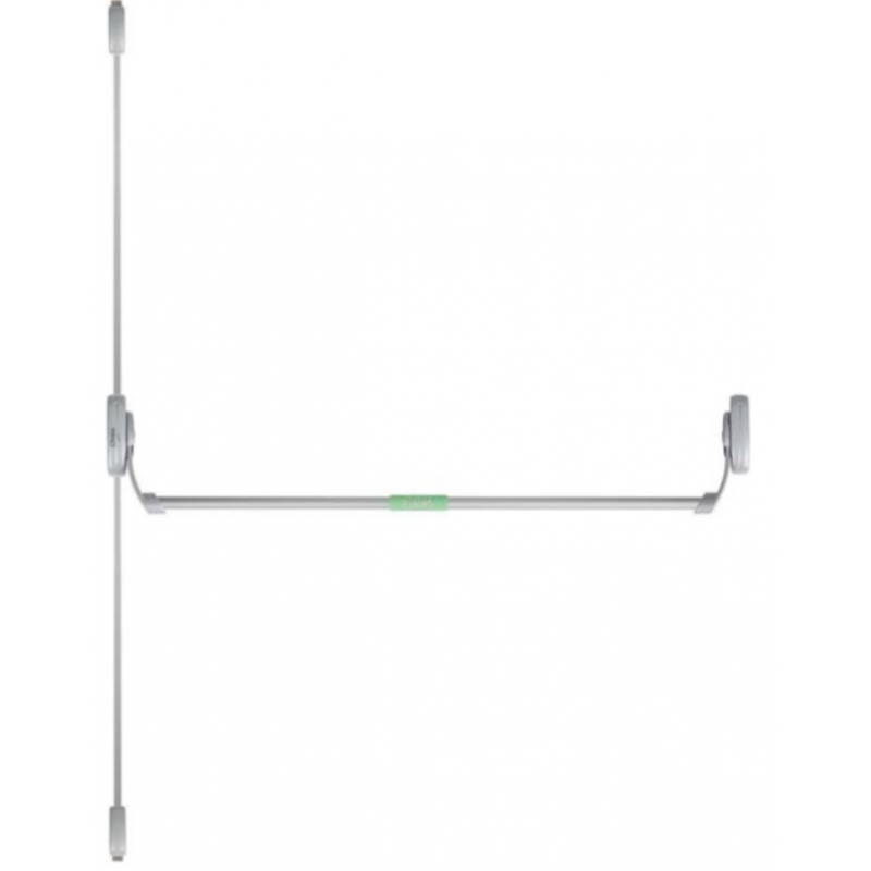 Barre Anti-Panique / Coupe-Feu OPSIAL 2 Points Hauteur 2650mm Blanc ...