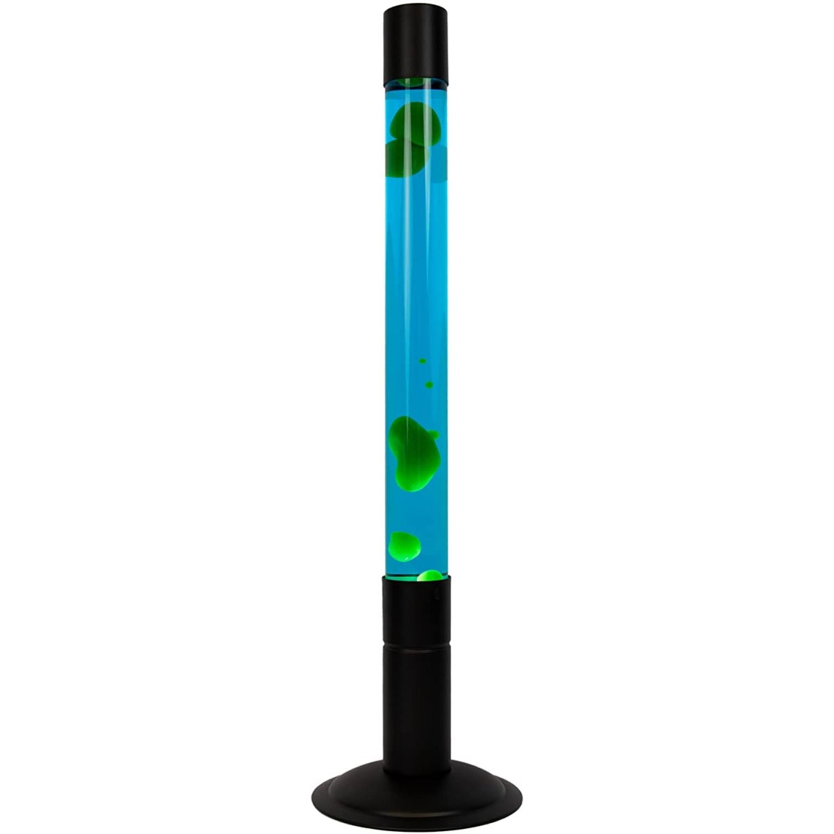 Fisura - Grande lampe à lave verte. Lampe à lave XXL avec base noire ...