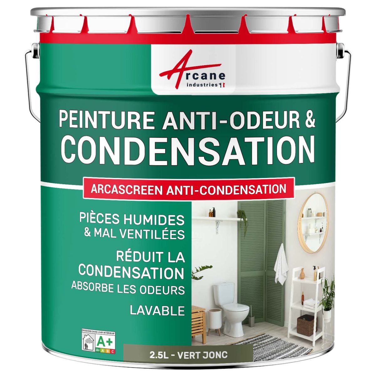 Pittura anti-condensa, anti-odore per ambienti umidi: Arcascreen - 1212 ...