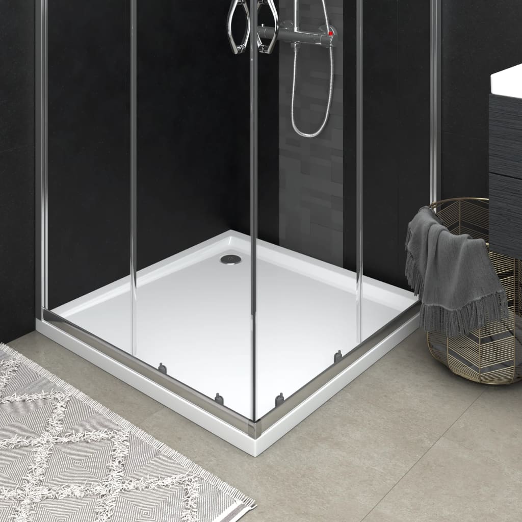 Receveur de douche | Bac de douche carré ABS Blanc 80x80 cm CFW68231 ...